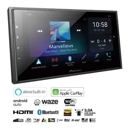 Pantalla Pioneer DMH-Z6350BT con Alexa | GeekyDrop