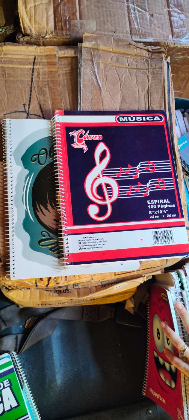 6 libretas de música con diseños variados | GeekyDrop