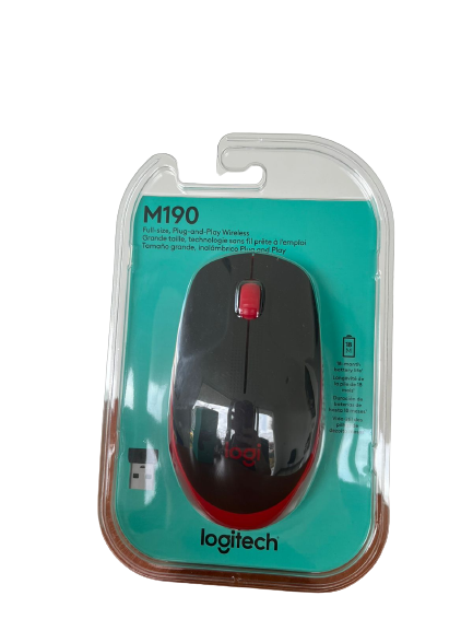 Mouse LOGITECH M190 WIRELESS - Color rojo | GeekyDrop