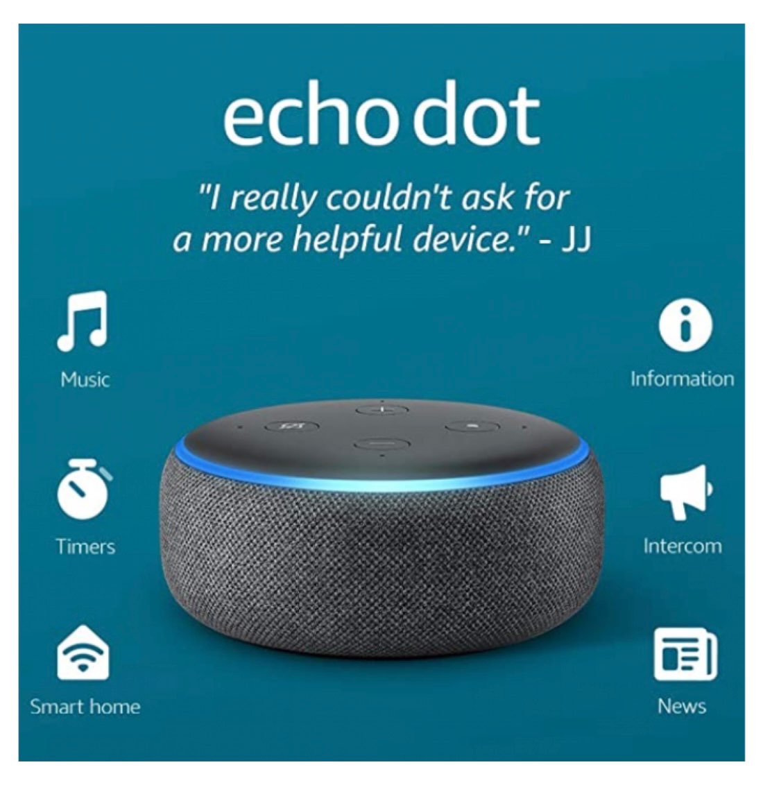 Alexa Echo Dot 3 Negro | GeekyDrop